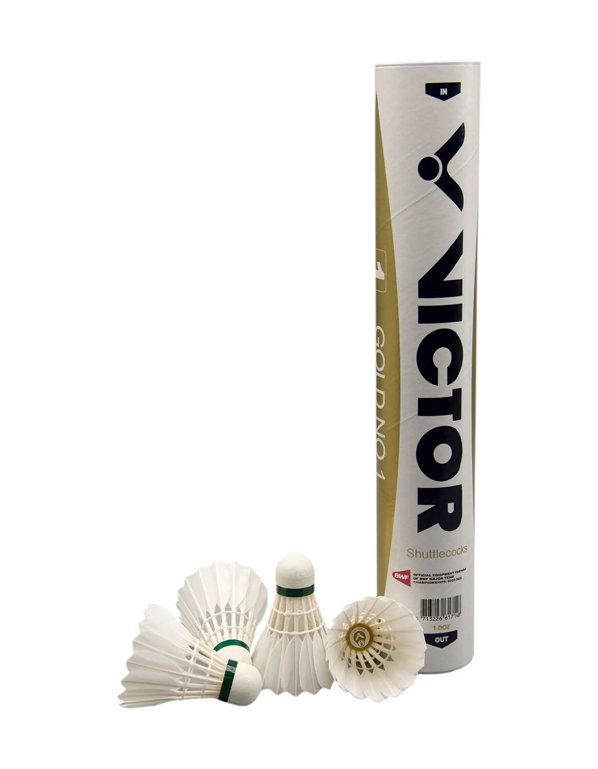 Victor Gold Feather Shuttlecocks | The Racquet Shop